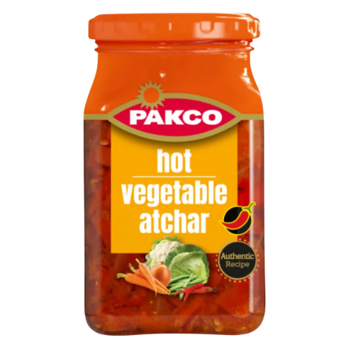 Packo Hot Vegetable Atchar 385g – Safari Meats & SA Shop