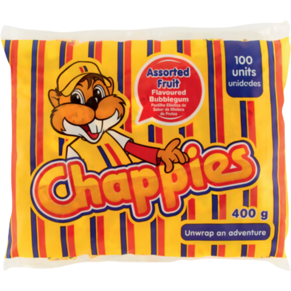 Chappies Assorted Fruit 100 units 400g – Safari Meats & SA Shop