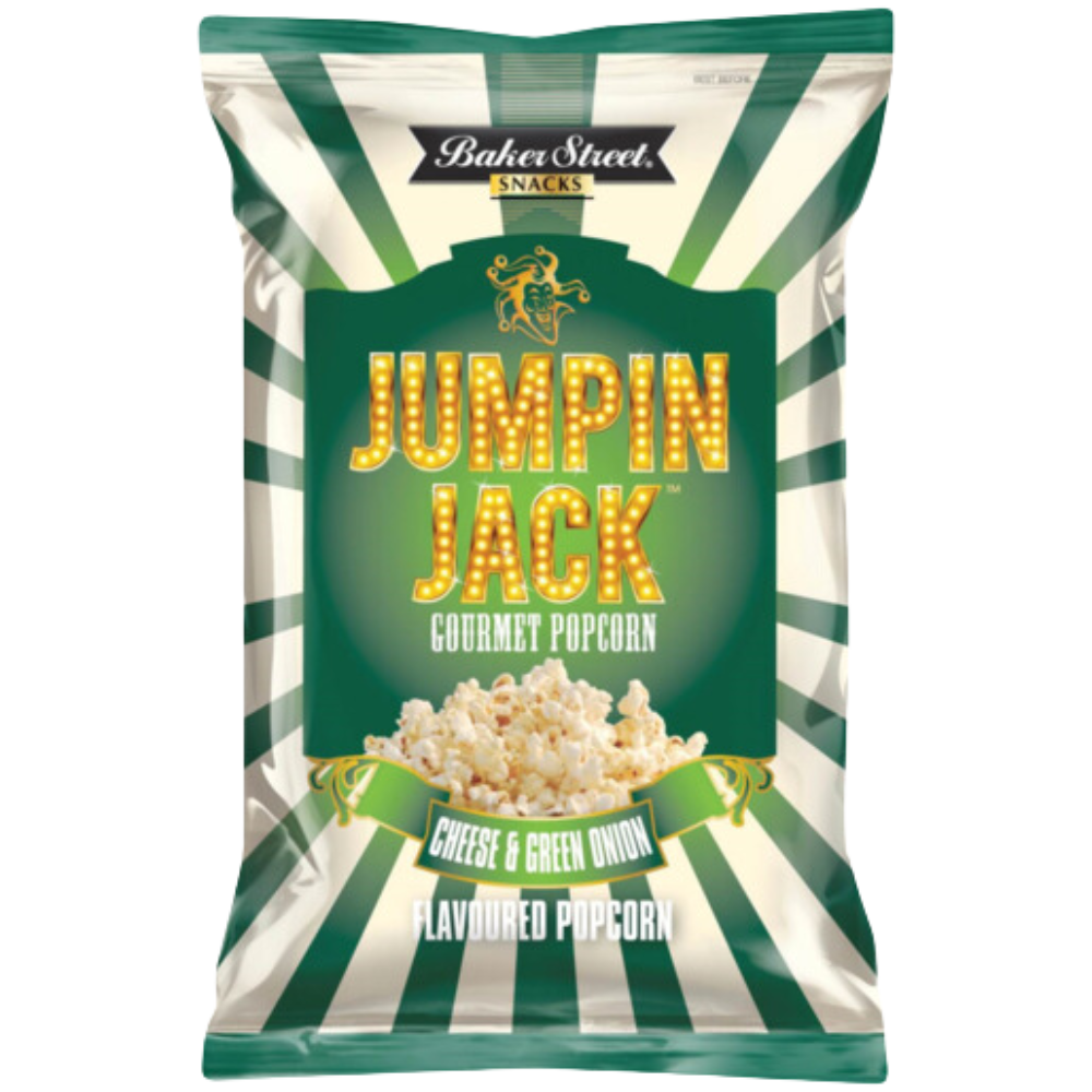 Jumpin Jack Cheese & Green Onion Flavoured Gourmet Popcorn 100g ...