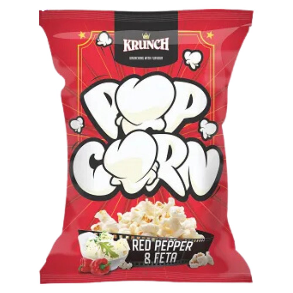 Krunch Pop Corn Red Pepper & Feta 90G – Safari Meats & SA Shop