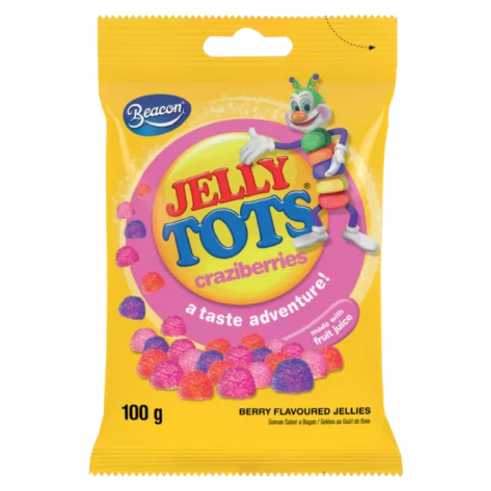 Jelly Tots Craziberries Soft Sweets 100g – Safari Meats & SA Shop
