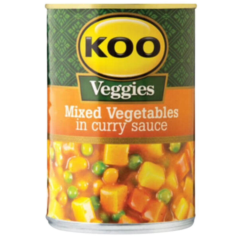 Koo Mixed Vegetables in Curry Sauce 420g – Safari Meats & SA Shop
