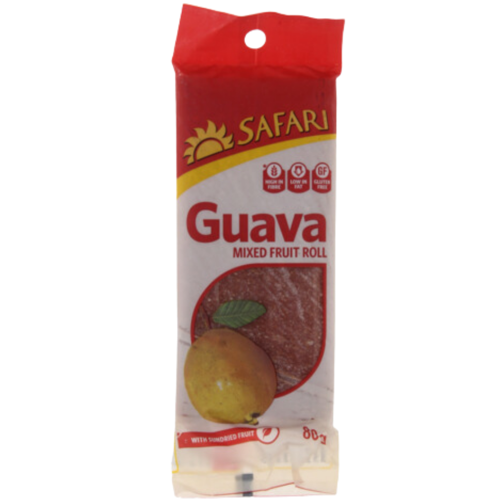 Safari Guava Mixed Fruit Roll 80g – Safari Meats & SA Shop